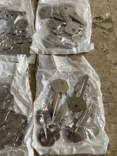 Pack of 50 Kaba M14-1092J Ilco Key Blank For Master Padlock Key - Locks ...