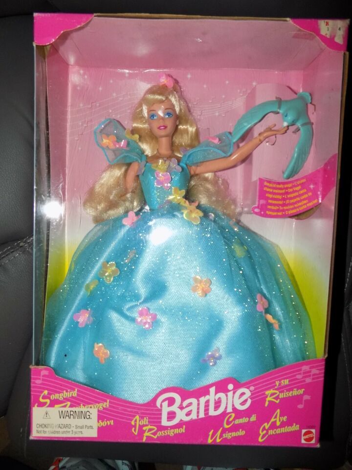 1995 Songbird Barbie #14320 NRFB NEW Bird Sings! Rare: Multi Language ...