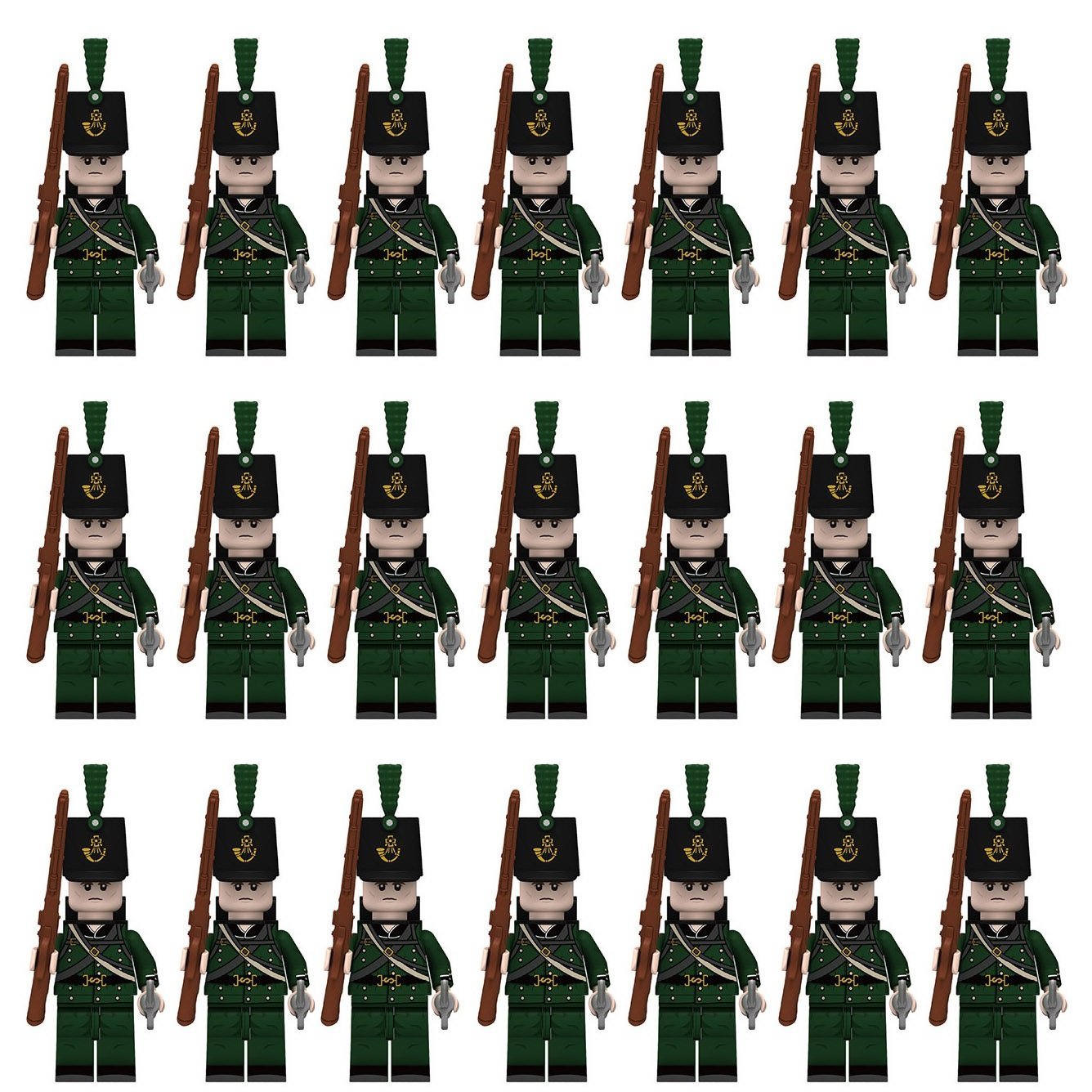 21pcs Napoleonic Wars Legion 95th Rifles British Infantry Soldiers ...