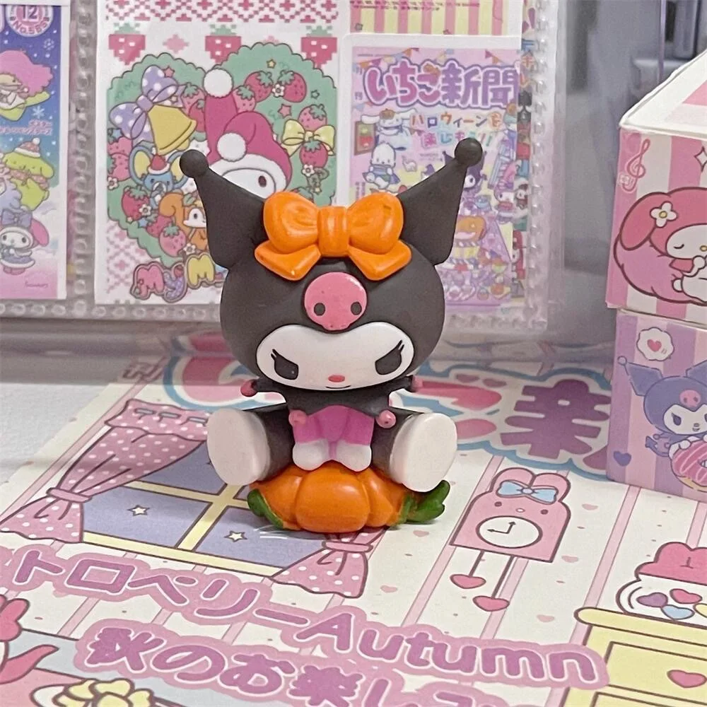 Sanrio Kuromi My Melody Figure Anime Kawaii Melody Action Collection A Set Of 6 Action Figures