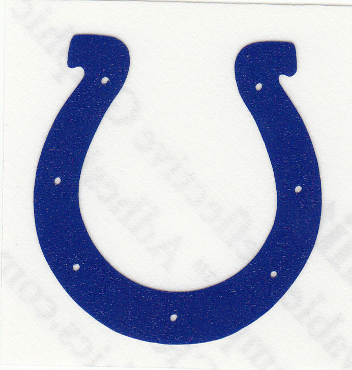 REFLECTIVE Indianapolis Colts fire helmet motorcycle hard hat decal ...