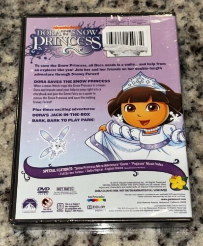 Dora Saves The Snow Princess (DVD) Nickelodeon Full Screen New Sealed ...
