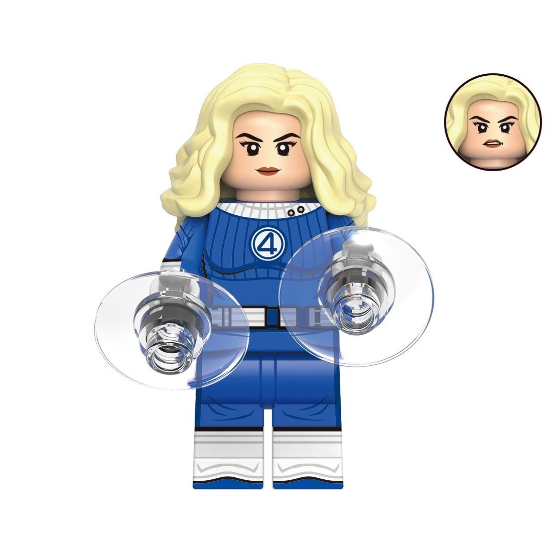 6pcs The Fantastic Four Doctor Doom Silver Surfer Minifigures Minifigs ...