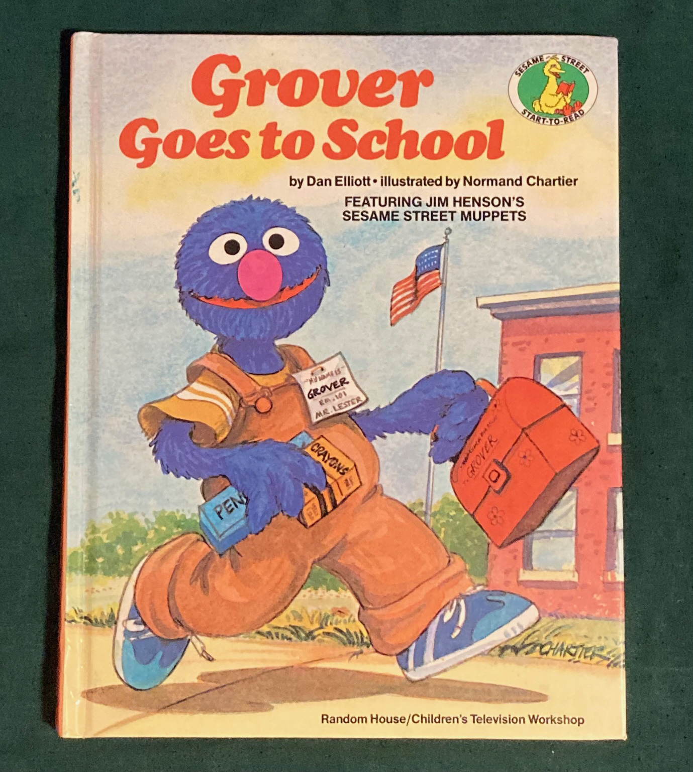 Grover Goes to School hardcover children's book vintage 1982 Sesame ...