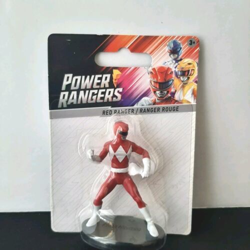 Power Rangers Mini Figure 2.5" Hasbro Just Play Toy Cake Topper Red ...