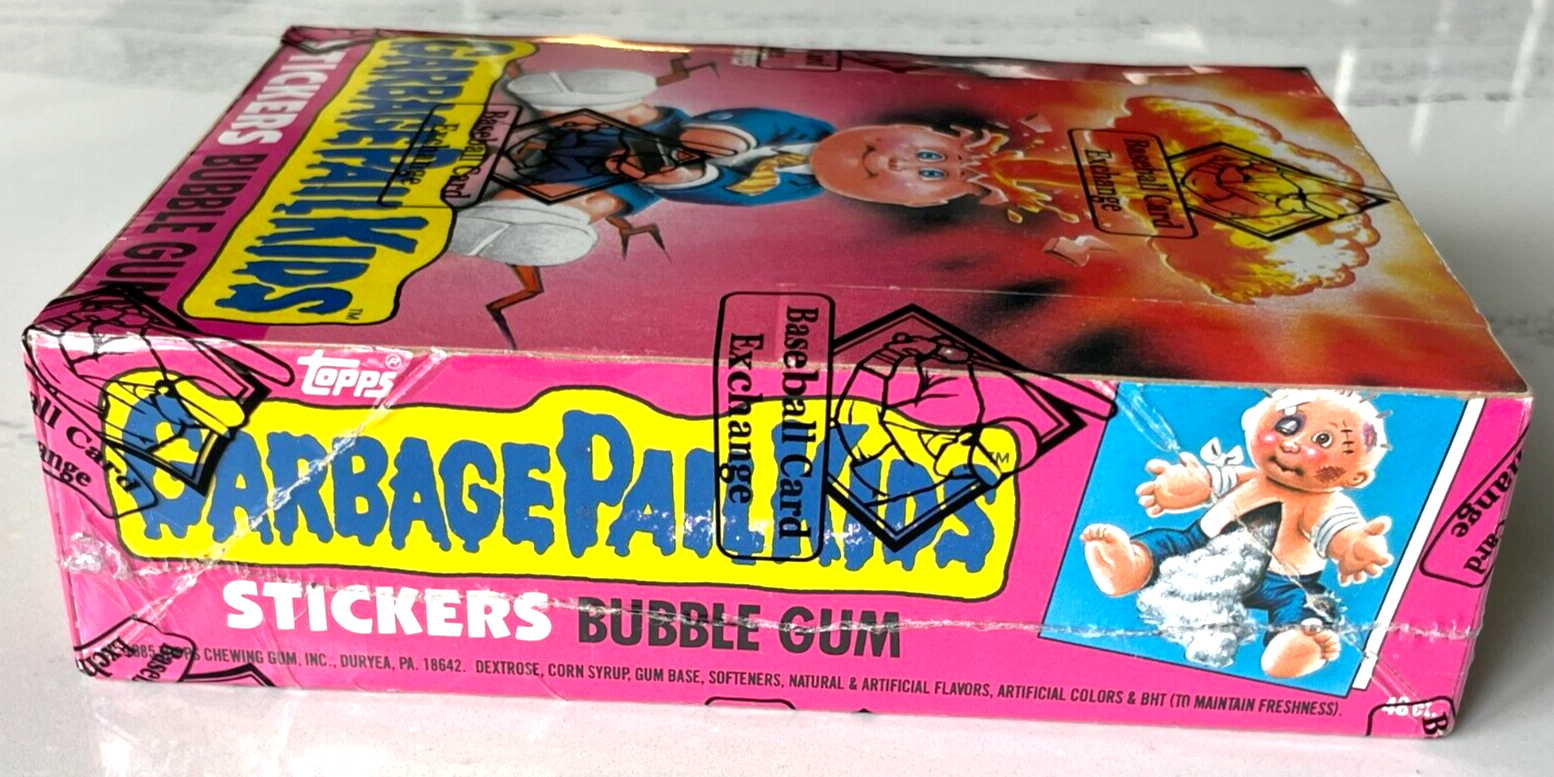 Vintage 1985 Garbage Pail Kids Original 1st Series 48 Wax Pack Box GPK ...