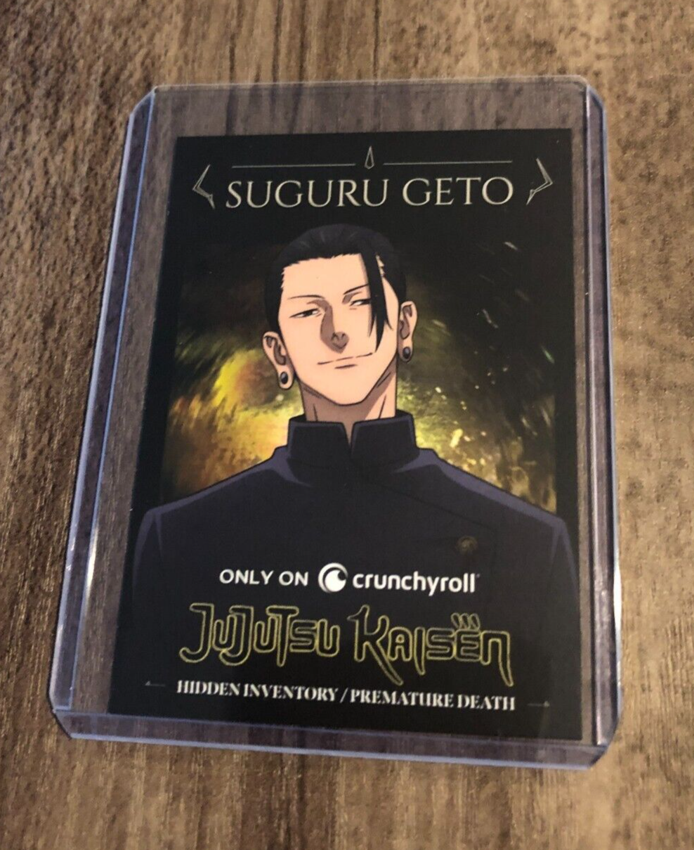 JUJUTSU KAISEN Suguru Geto NYCC CRUNCHY ROLL EXCLUSIVE COLLECTOR'S CARD ...