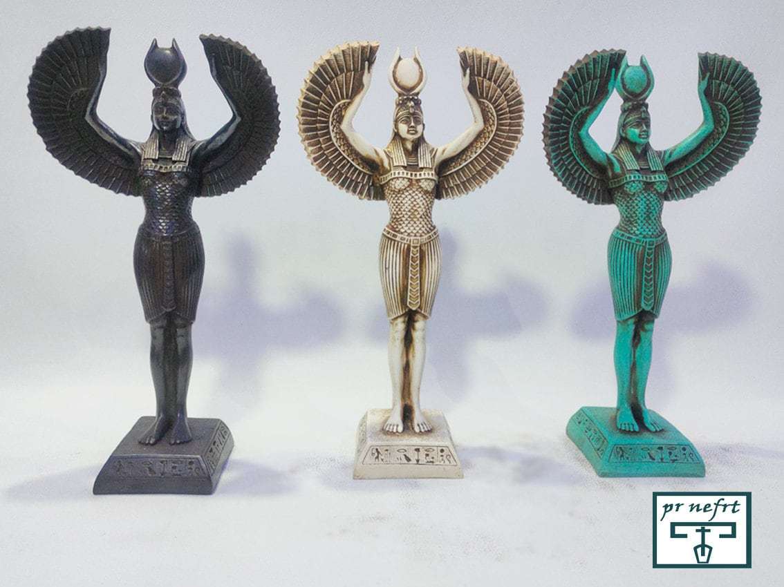 The winged goddess Isis statue - A powerful statue of Isis is Available ...