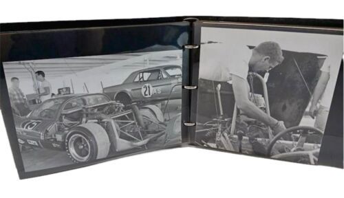 Vtg Daytona 1967 Race Car Racing Scrapbook Photo Album Clipping Vintage ...