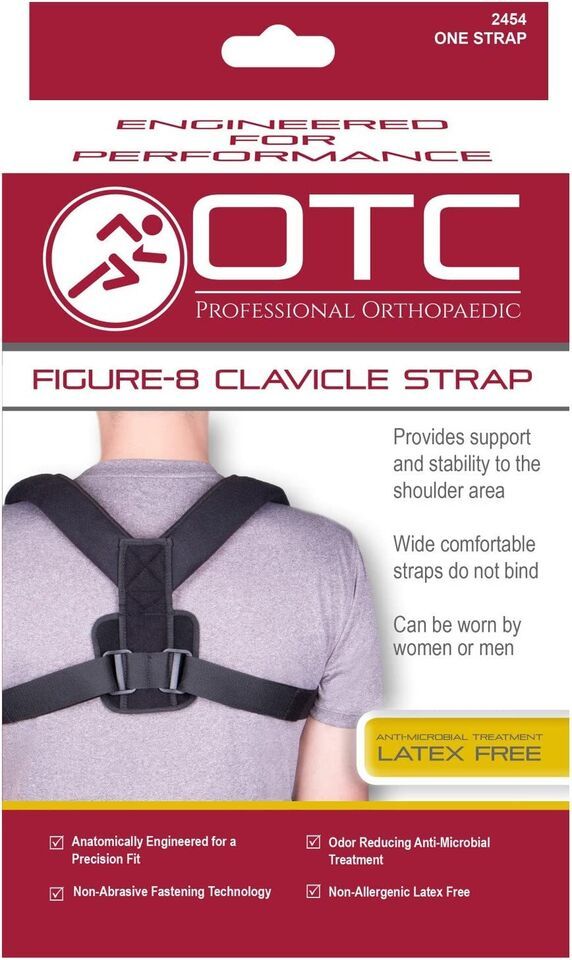 OTC Clavicle Strap, Figure-8 Style, Select Series, X-Large - Orthotics ...