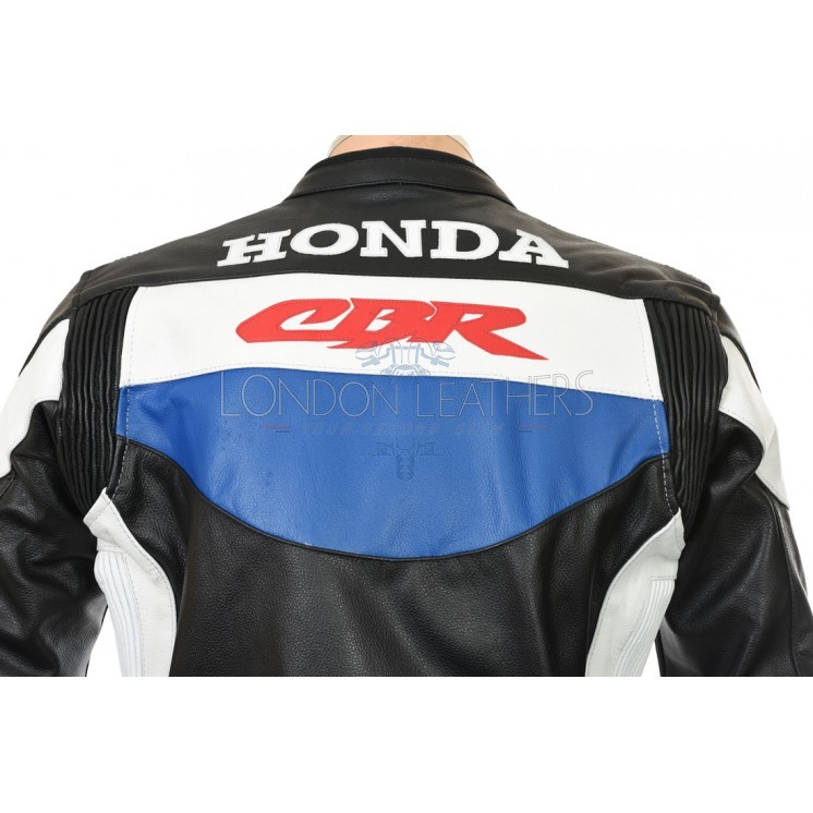 Honda CBR Racing Motorbike Leather Jacket In Cow hide/ 5 Protection ...