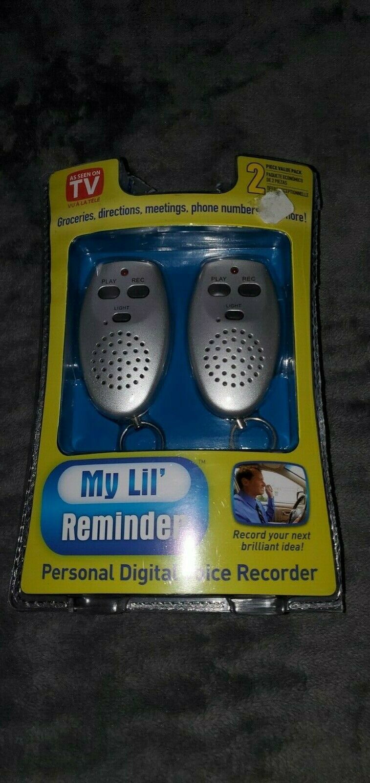 MY LIL' REMINDER PERSONAL DIGITAL VOICE RECORDER - 2- PIECE VALUE PACK ...