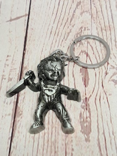 Chucky Keychain Horror Movie Serial Killer Slasher Doll Creepy Voodoo ...