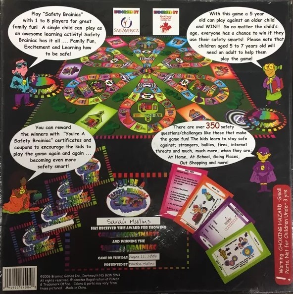 Safety Brainiac - Junior Edition Educational Board Game - Contemporary ...