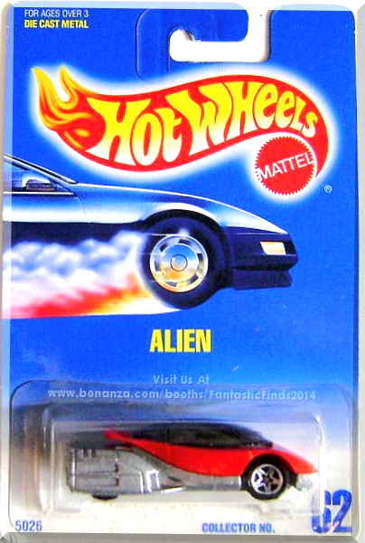 Hot Wheels - ALIEN: Collector #62 (1995) *Silver & Red Edition / 5 ...
