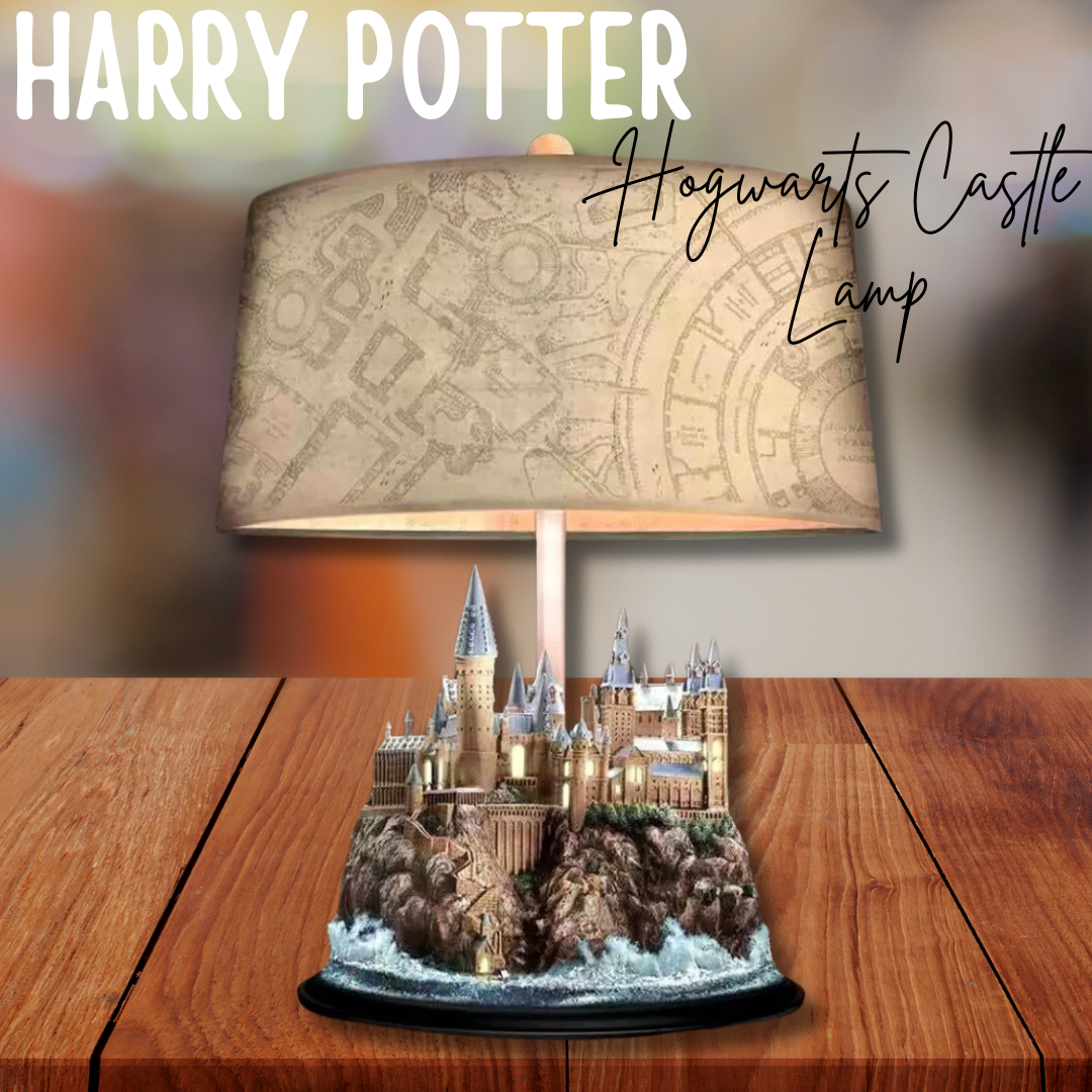 HARRY POTTER Table Lamp With Illuminated HOGWARTS Castle Limited ...