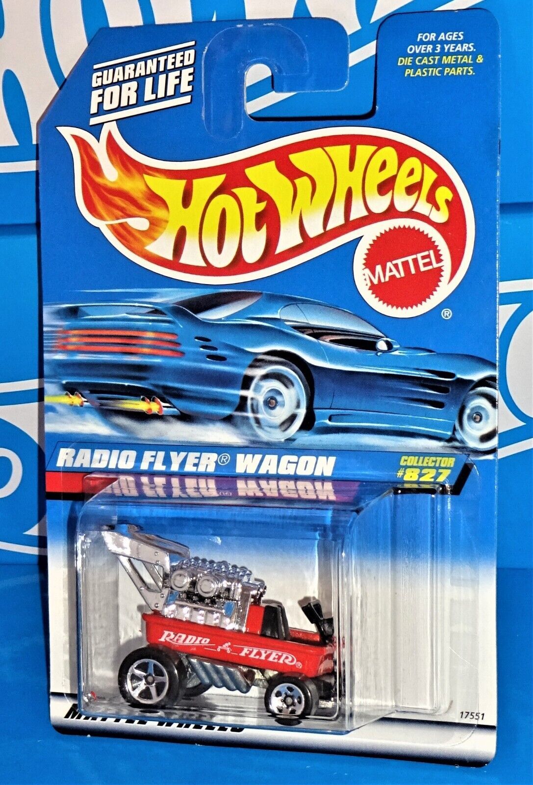 Hot Wheels 1998 Mainline Release #827 Radio Flyer Wagon Red w Malaysia ...