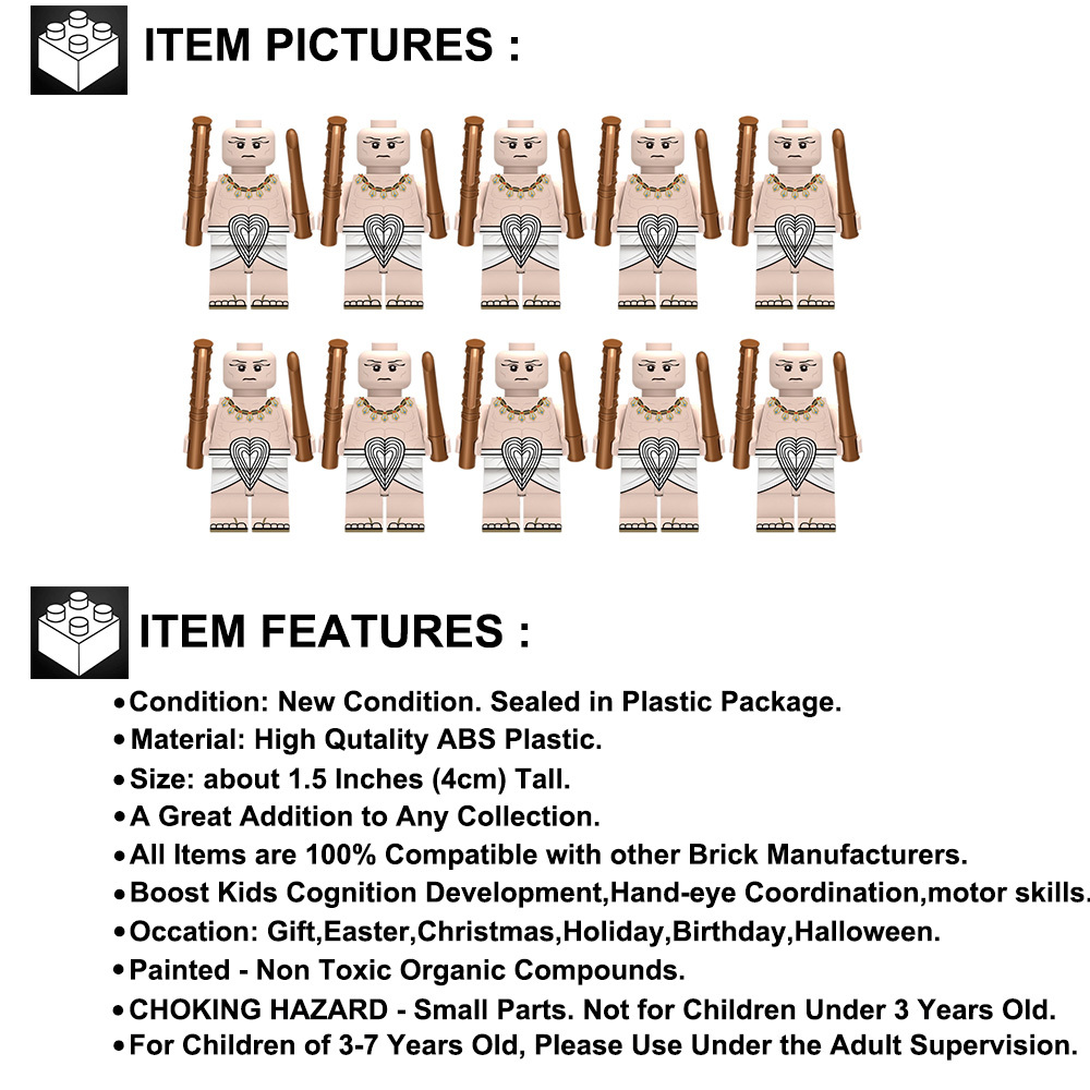 Egyptian Pharaoh King Tut & Light Boomerang Army 16 Minifigure Building ...