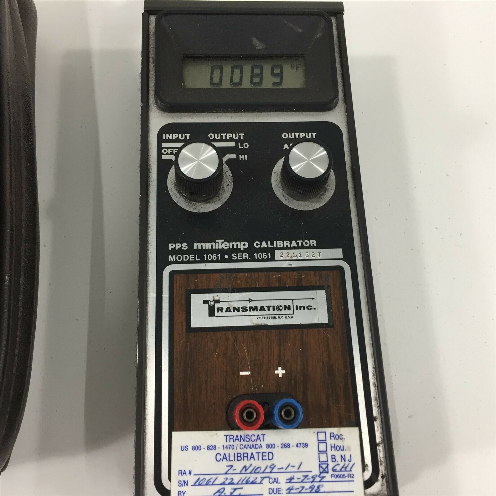 Transmation PPS MiniTemp Calibrator Model 1061 - Other Testers ...