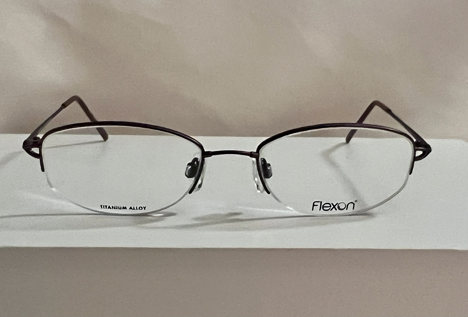 Flexon 635 Eyeglasses Frames Soft Satin Purple 51-18-130 - Fashion