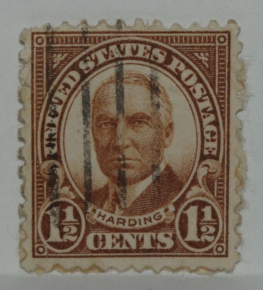 VINTAGE STAMPS AMERICAN AMERICA USA 1 1/2 C CENT WARREN G HARDING X1 ...