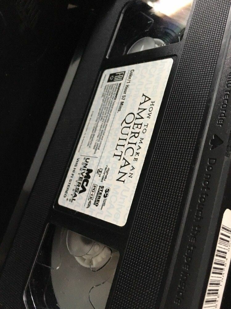 How to Make an American Quilt (VHS, 1996) Wynona Ryder Anne Bancroft ...