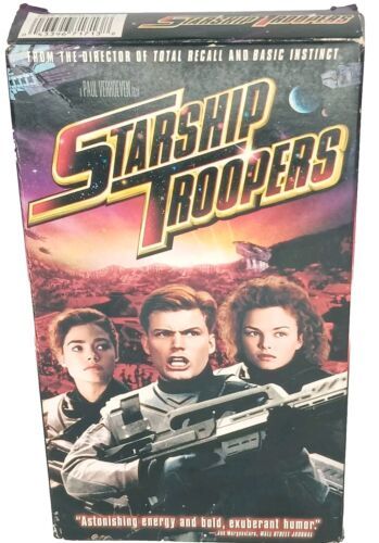 VTG VHS Starship Troopers 1998 Cult Classing Killer Insect Movie - VHS ...
