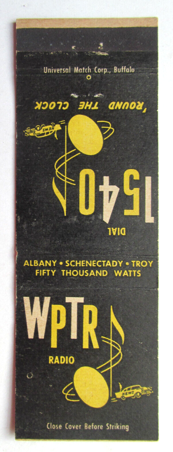 WPTR Radio Dial 1540 - Albany, Schenectady, Troy, New York 20FS ...