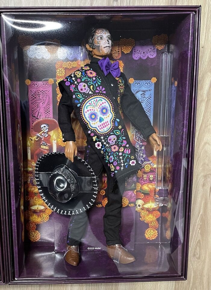Barbie 2021 Ken Dia De Los Muertos Day of The Dead Doll Mattel IN HAND ...