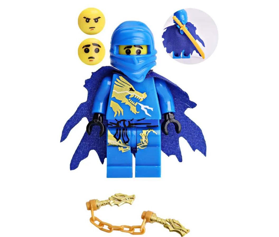 Minifigure Jay Ninjago Dx Dragon Suit Bulk Block - LEGO (R) Minifigures
