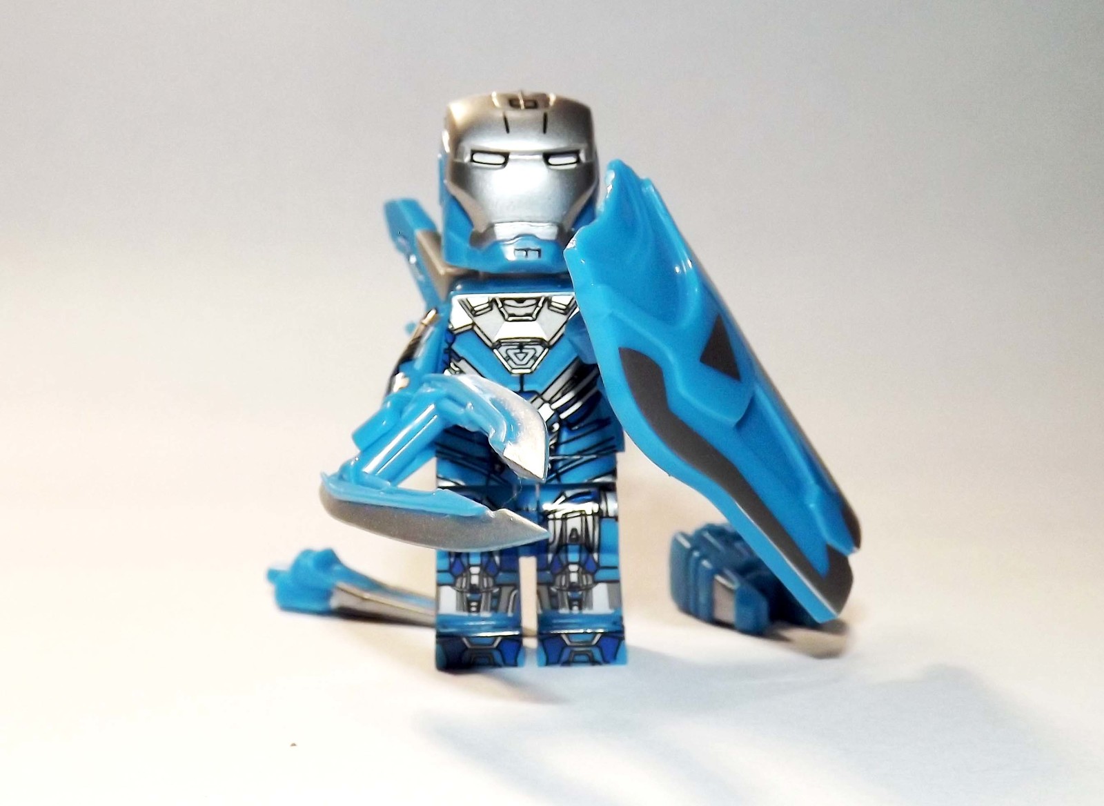 Building Block Iron-Man Mk30 Blue Steel Marvel Mcu Toys Minifigure ...