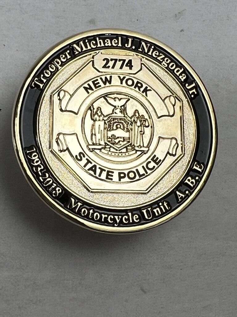 New York State Police Michael Niezgoda 1993-2018 Motorcycle Unit ...