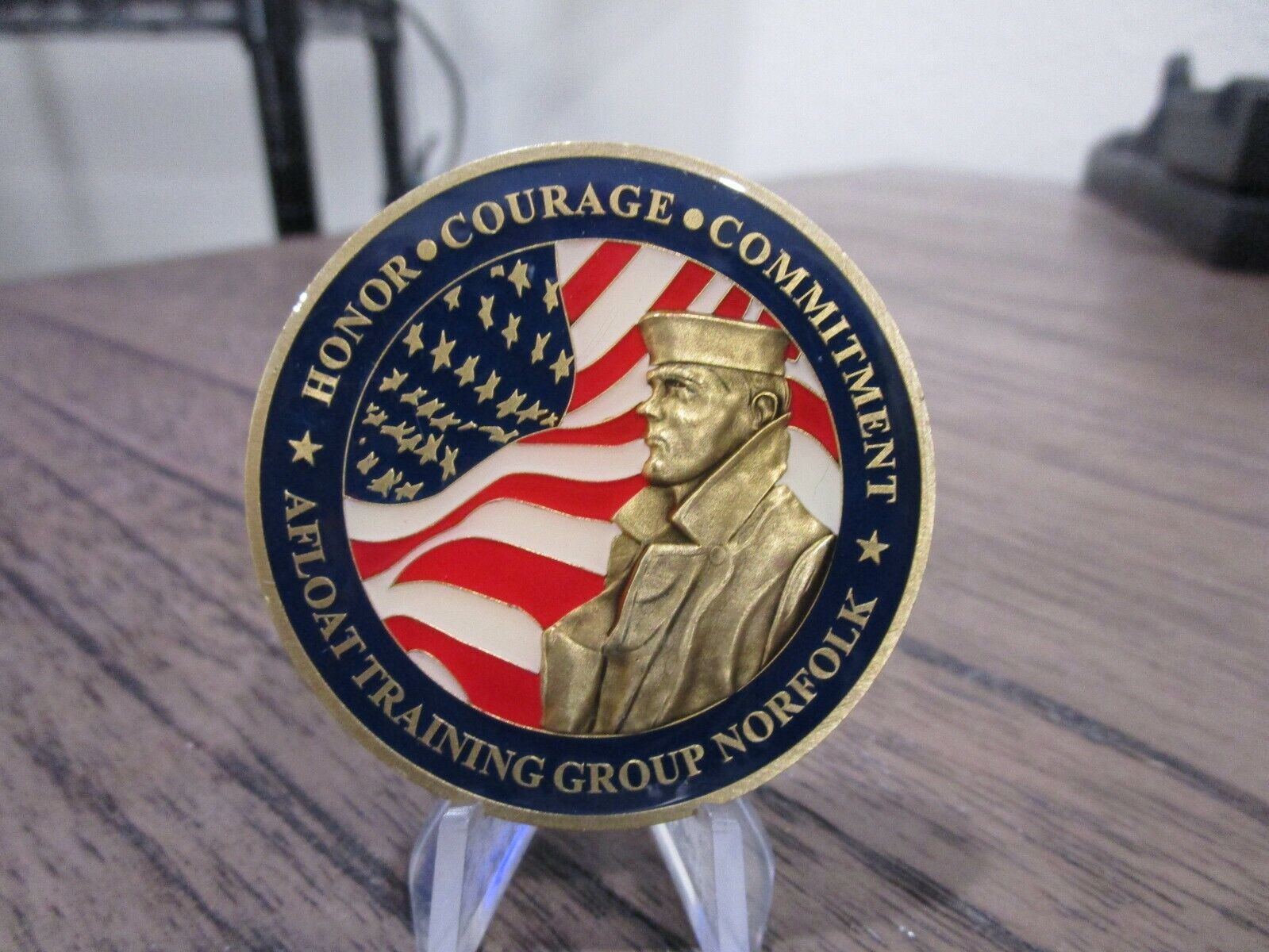 USN Afloat Training Group Oath of Reenlistment Challenge Coin #619E ...