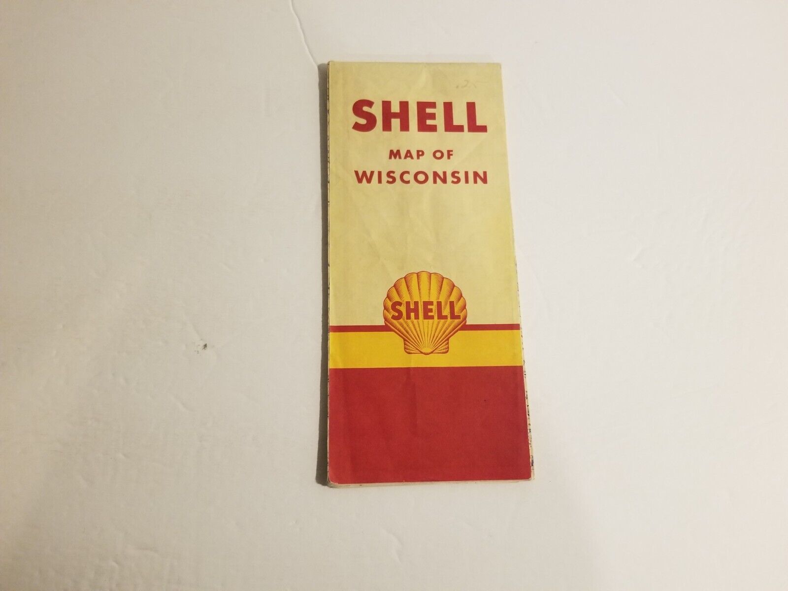 Vintage Map - Shell - Map Of Wisconsin - North America Maps