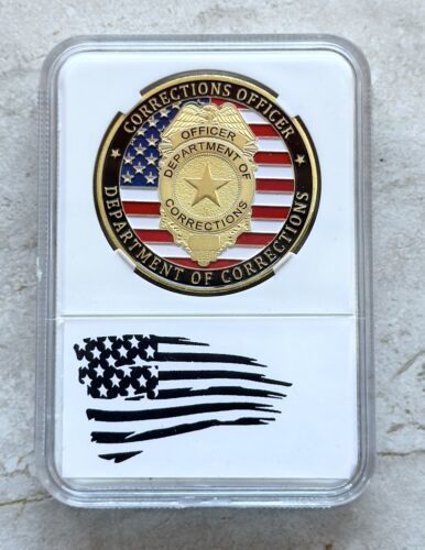 Department of Corrections Officer Challenge Coin With Case - Challenge ...