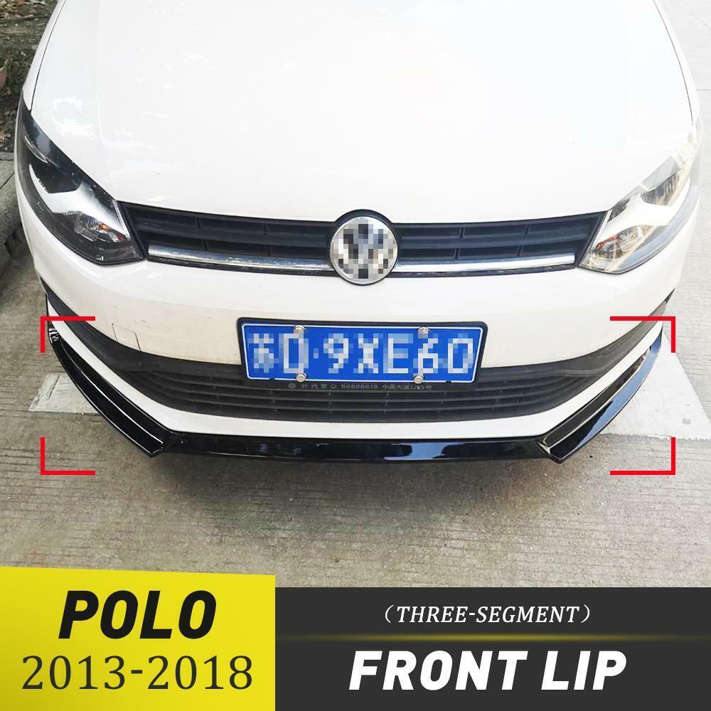 For Volkswagen Polo Front Lip Bumper Splitter Lip Gti Grill Spoiler ...