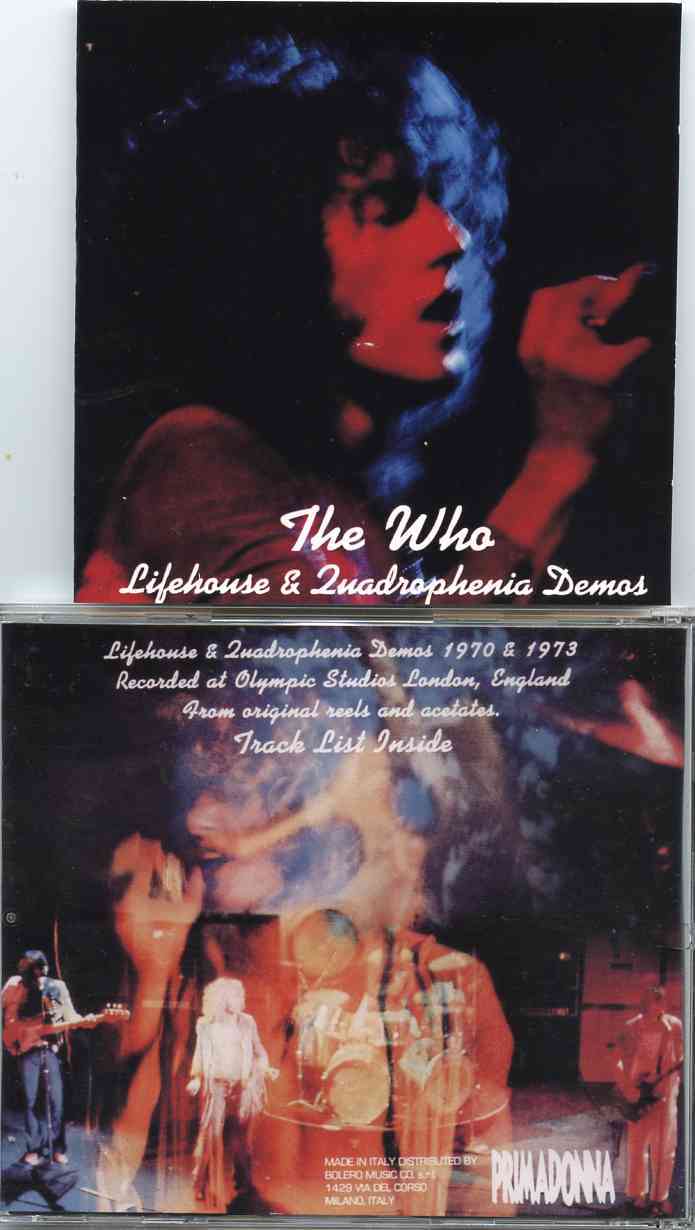 The Who - Lifehouse & Quadrophenia Demos ( 2 CD ) ( Olympic Studios ...