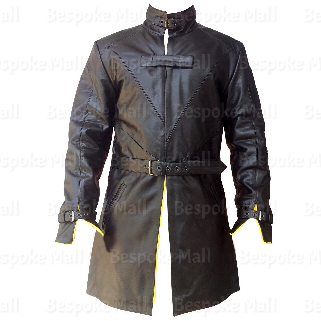 New Men's Watch Dogs Aiden Pearce Trench Coat Watch Dogs Leather Trench ...