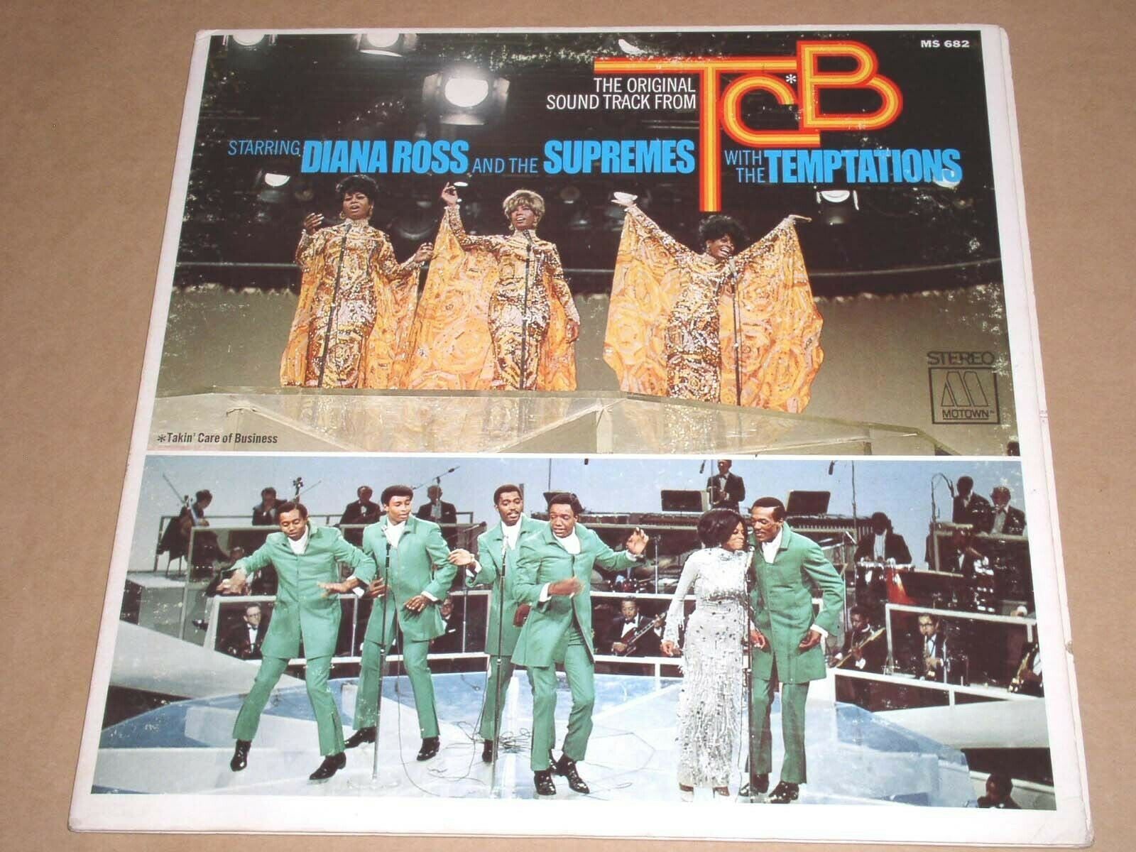 TCB Soundtrack Vinyl Record Album Diana Ross Supremes Temptations ...