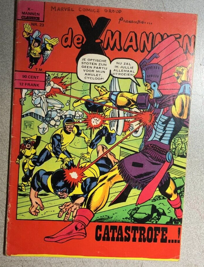 X-MEN CLASSICS #23 (1973) Dutch language comic book Hulk back-up story ...