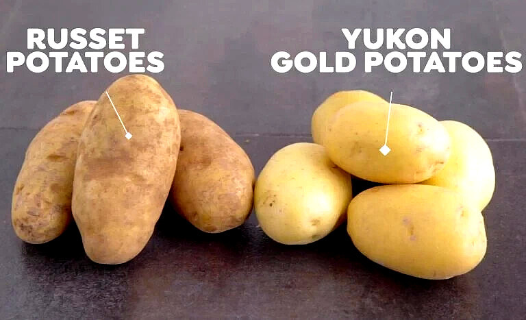 PSA Yukon Gold Russet Seed Potatoes 2 Lbs Mixed Potato Organic Pre ...