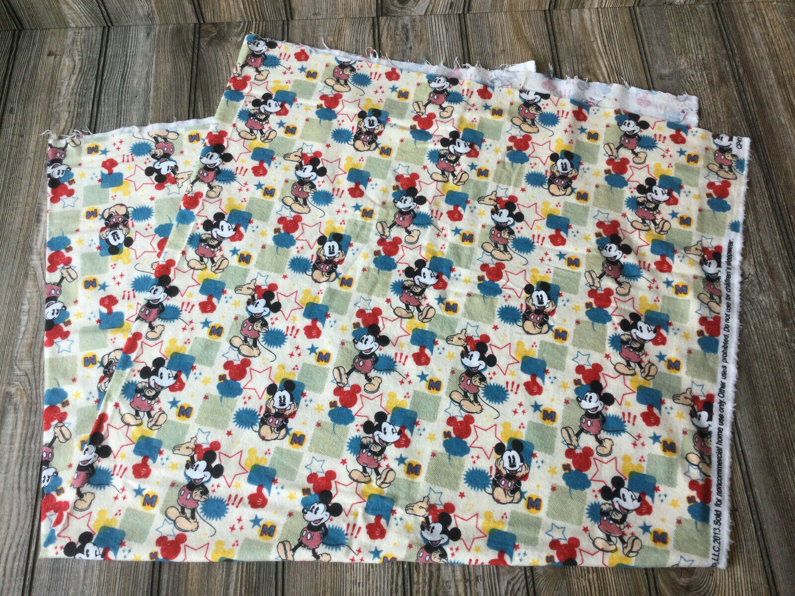 Disney Mickey Mouse Comic Burst Flannel and 50 similar items