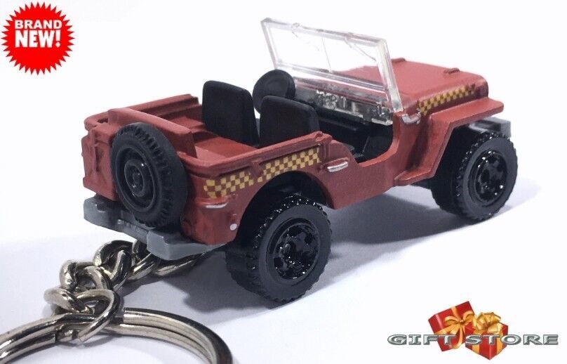 RARE KEYCHAIN WILLYS FORD JEEP MB GPW WW2 KOREA/VIETNAM NICE GIFT or ...
