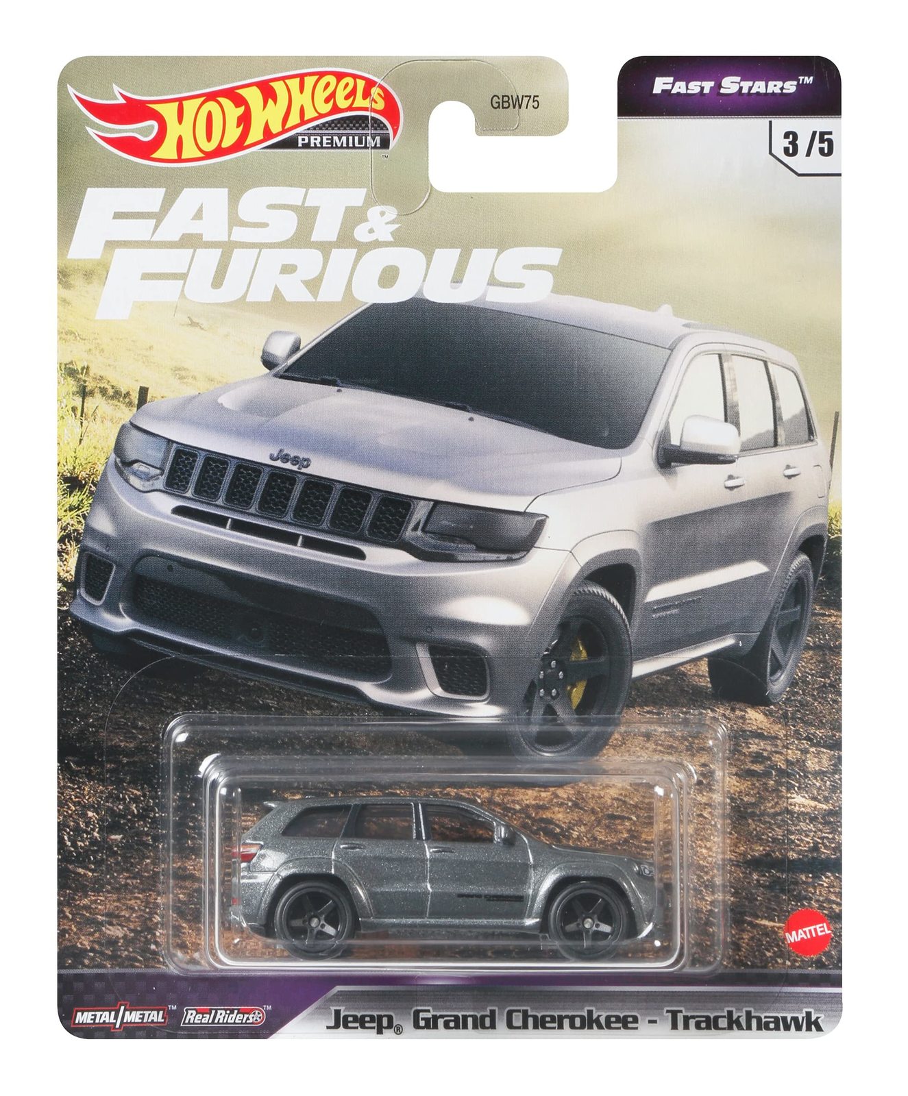 Hot Wheels Fast & Furious Jeep Grand Cherokee-Track Hawk - Toys & Hobbies