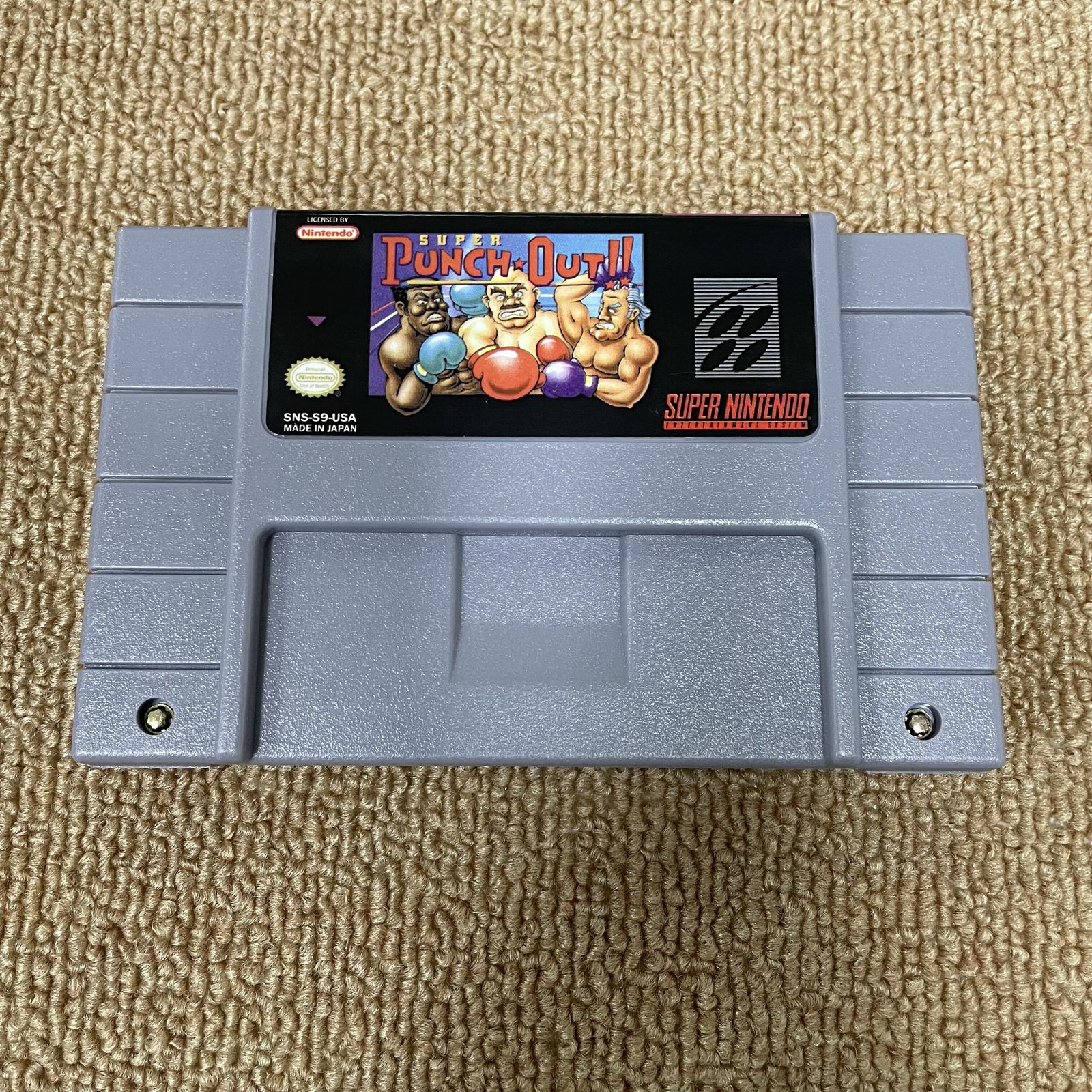 Super Punch Out!! Super Nintendo SNES Bald Bull Gabby Jay Sandman ...