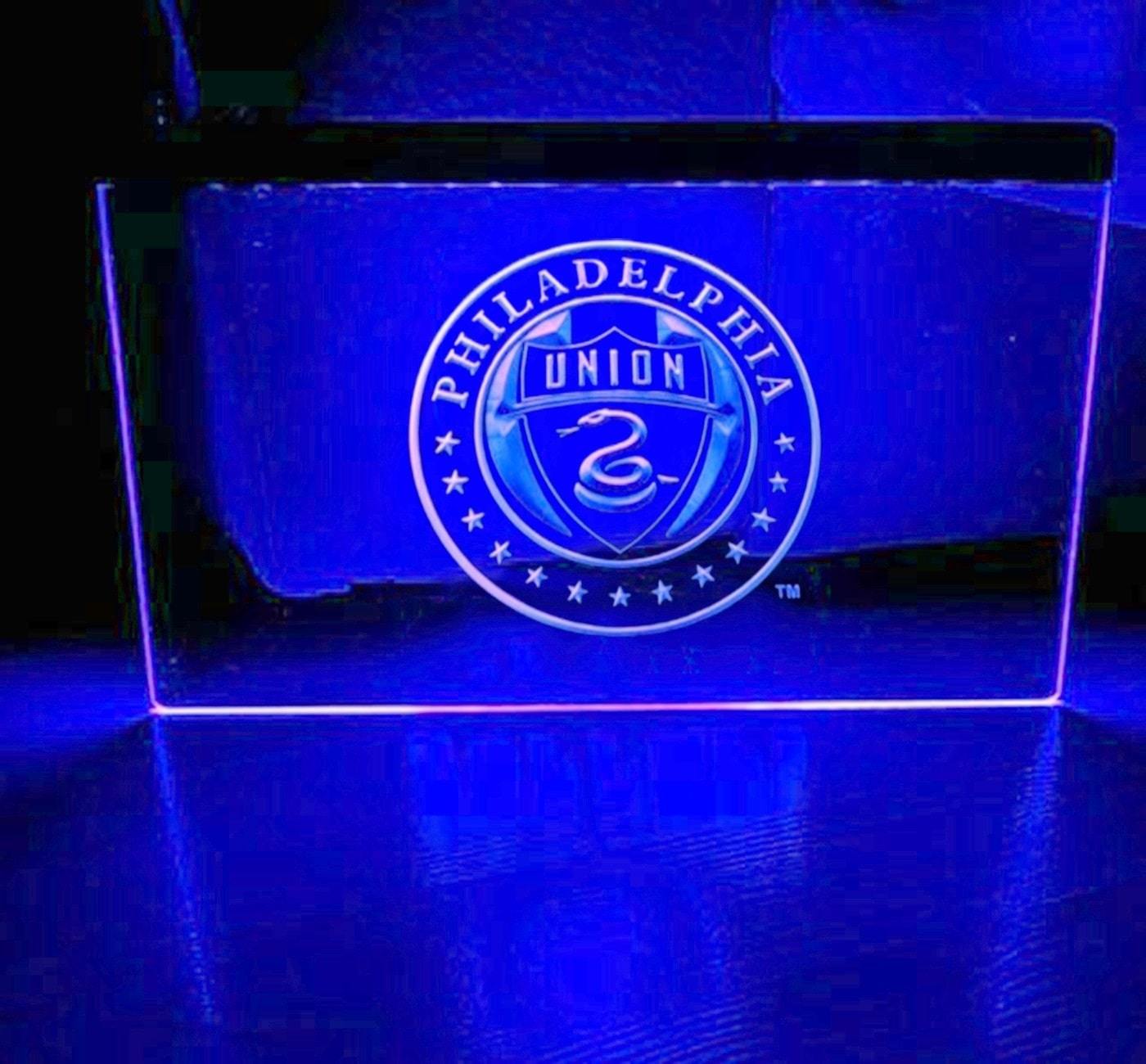 Philadelphia Union Neon LED Light Sign Hang Wall Decor, Lights Craft ...