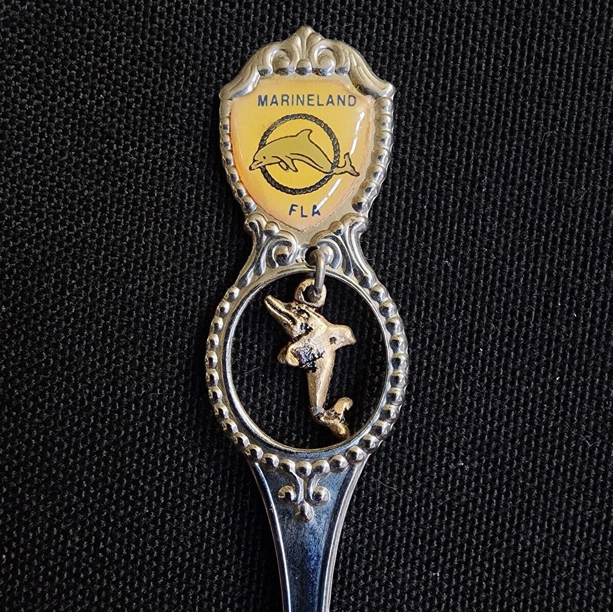 Marineland Florida Collector Souvenir Spoon 4.5" with Dolphin Dangler ...