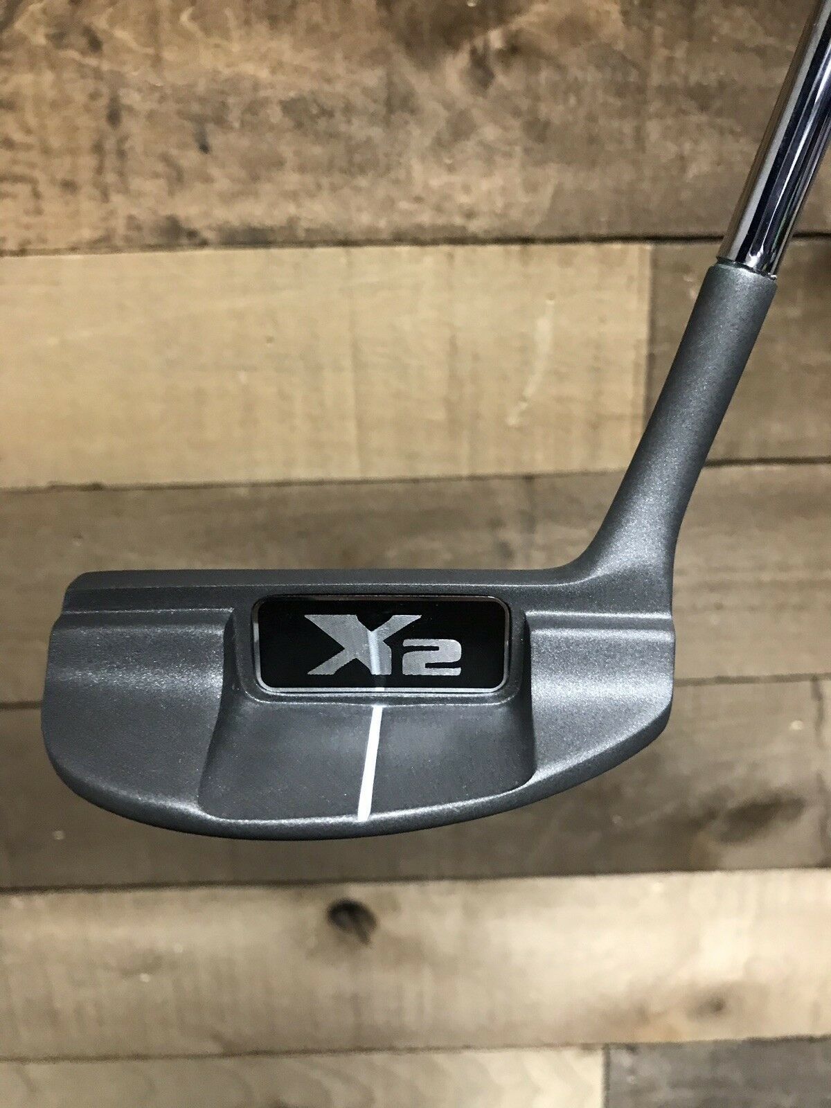 New Left Handed LH 34" Lefty Mens Putter X2 Gray Oversized Golf Grip ...