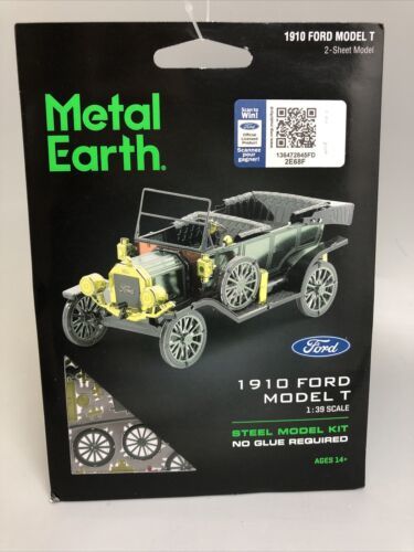 Metal Earth Model: 1910 Ford Model T - Color 3D Laser Cut Steel Model ...