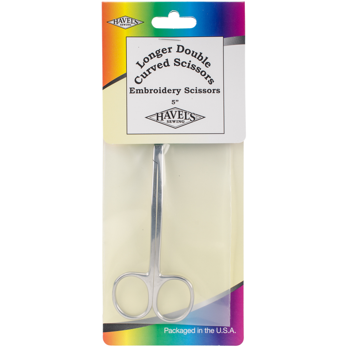 Havel's Double-Curved Embroidery Scissors 5"- - Sewing